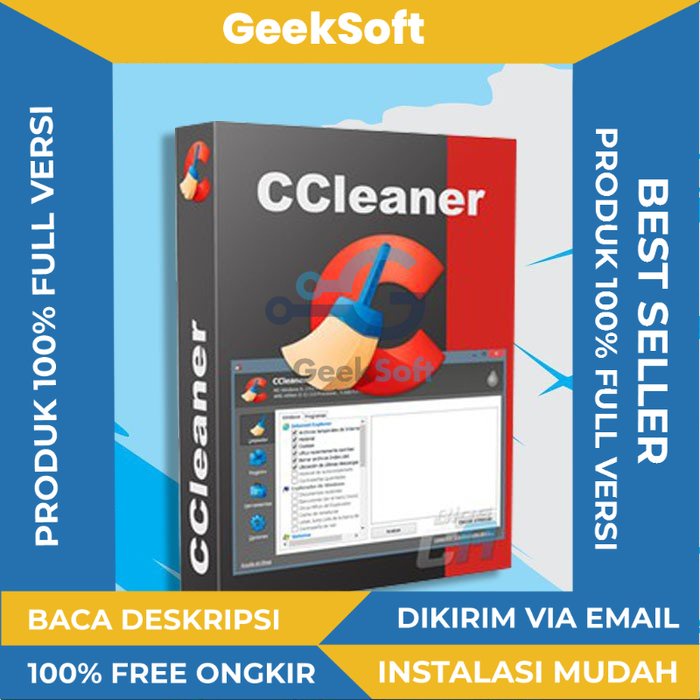 Jual CCleaner 5 Pro - untuk membersihkan file sampah dan mempercepat kinerja komputer | Shopee ...