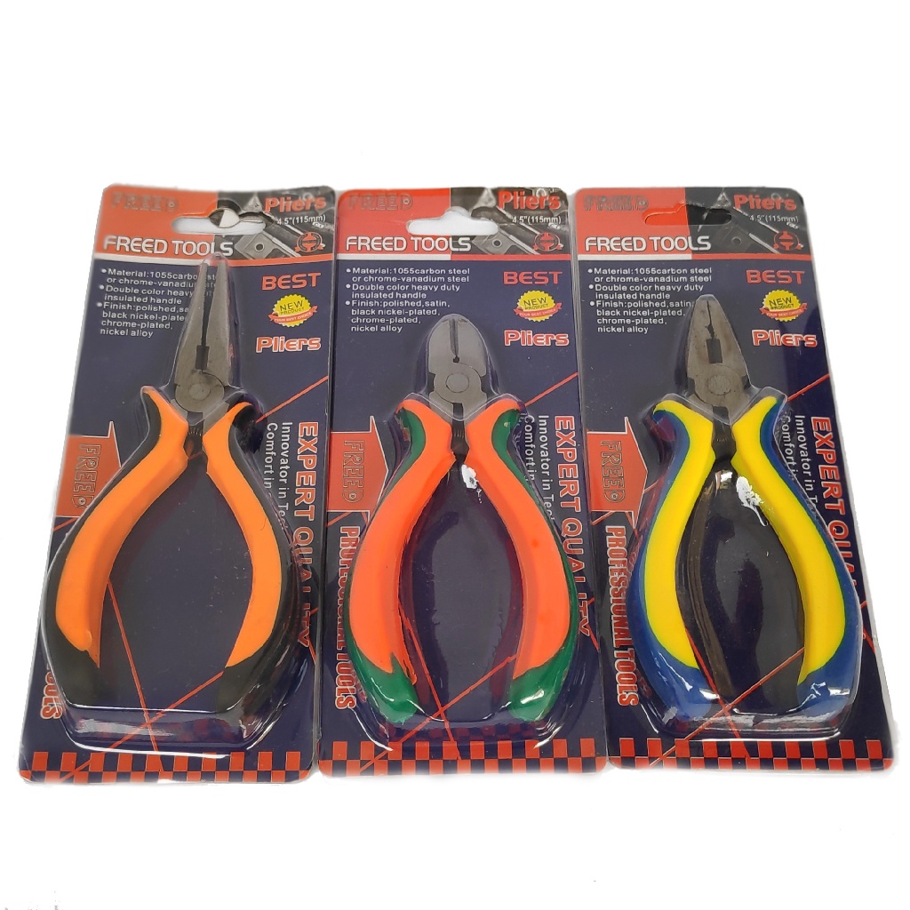 Jual NEW freed Tang Mini 4,5" Jepit Kombinasi Lancip Potong 4.5 inch ...