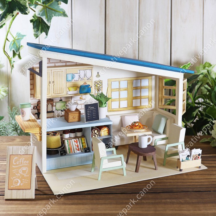 Jual Papercraft DIY Miniatur Cafe Miniature | Shopee Indonesia
