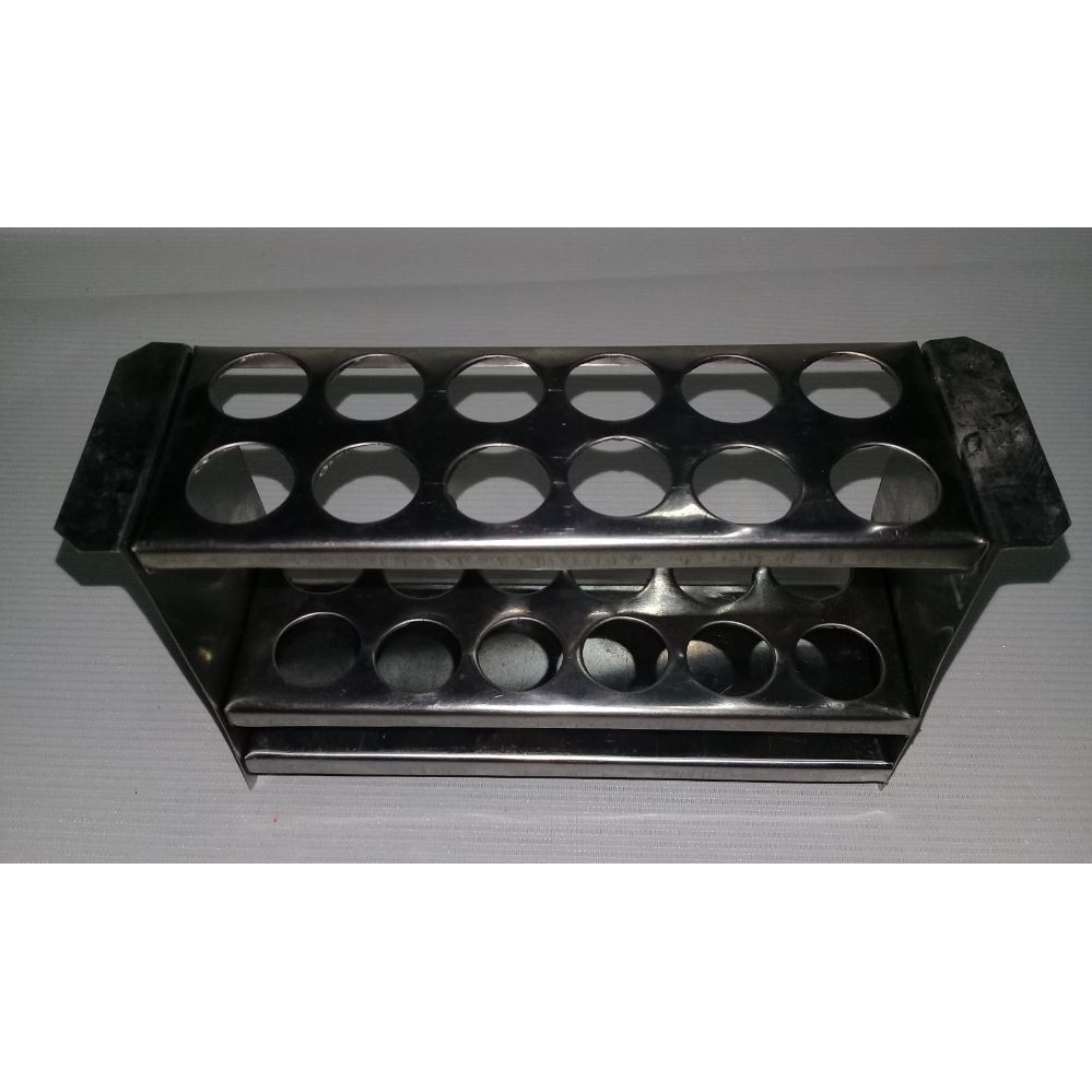 Jual Rak Tabung Reaksi 12 lubang Stainless, Dia 1,6cm | Shopee Indonesia