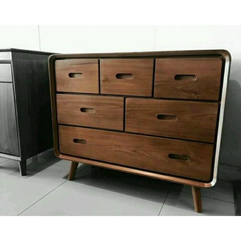 Jual BUFET TV LACI /KABINET LACI /TEMPAT PENYIMPANAN LACI KAYU JATI ...