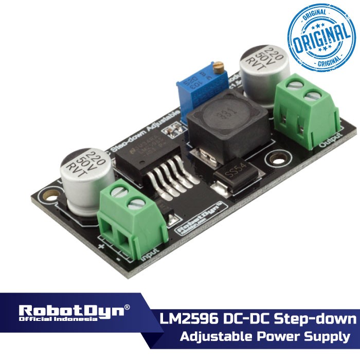 Jual RobotDyn LM2596 DC-DC Step-down 3A | Shopee Indonesia