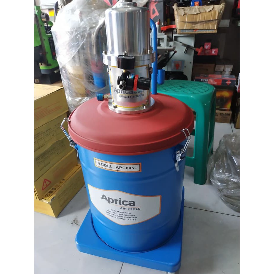 Jual Pompa gemuk Air grease high pressure grease injector 45 liter ...