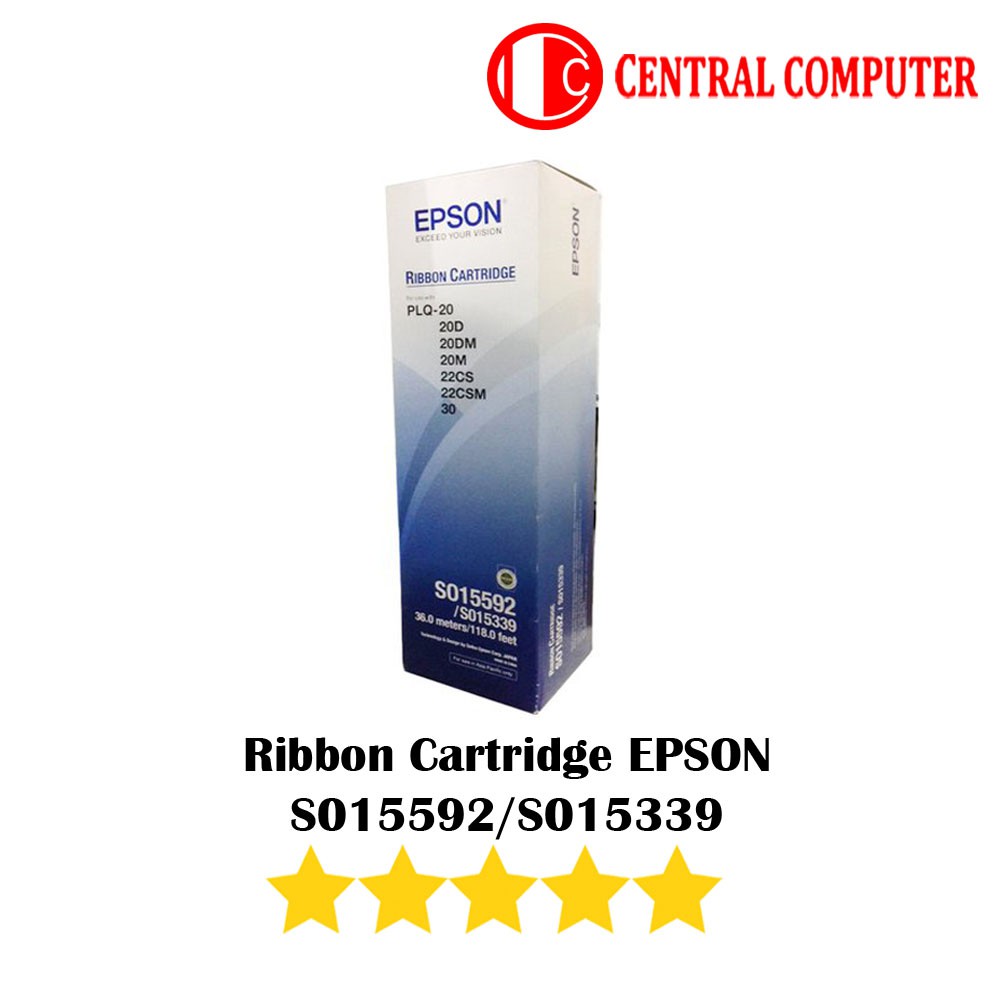 Jual Epson Ribbon Cartridge PLQ-20 / PLQ-20M Original (S015592 ...