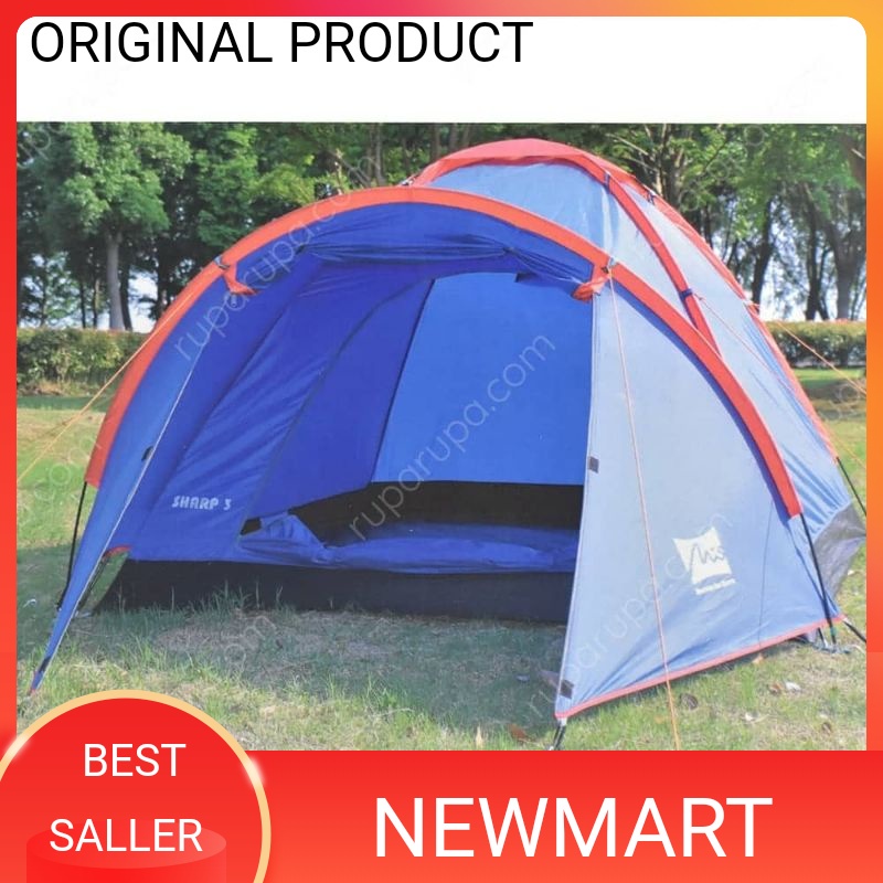 Jual Tenda Camping Mountain Inn Tenda Dome Sharp 3 Orang - Biru ...