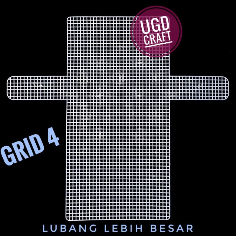 Jual Canvas Plastic Bag (Grid 4) Kanvas Plastik Tas | Shopee Indonesia
