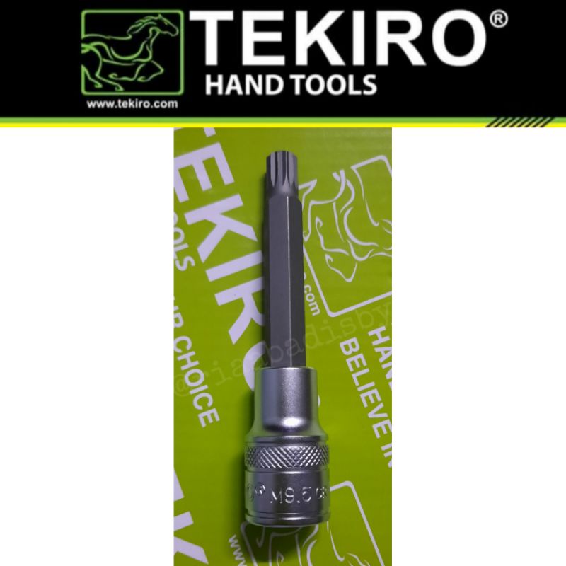 Jual SPLINE SOCKET BIT 1/2" KUNCI SOCK L SPLINE 1/2" 9,5 X 100MM TEKIRO ...