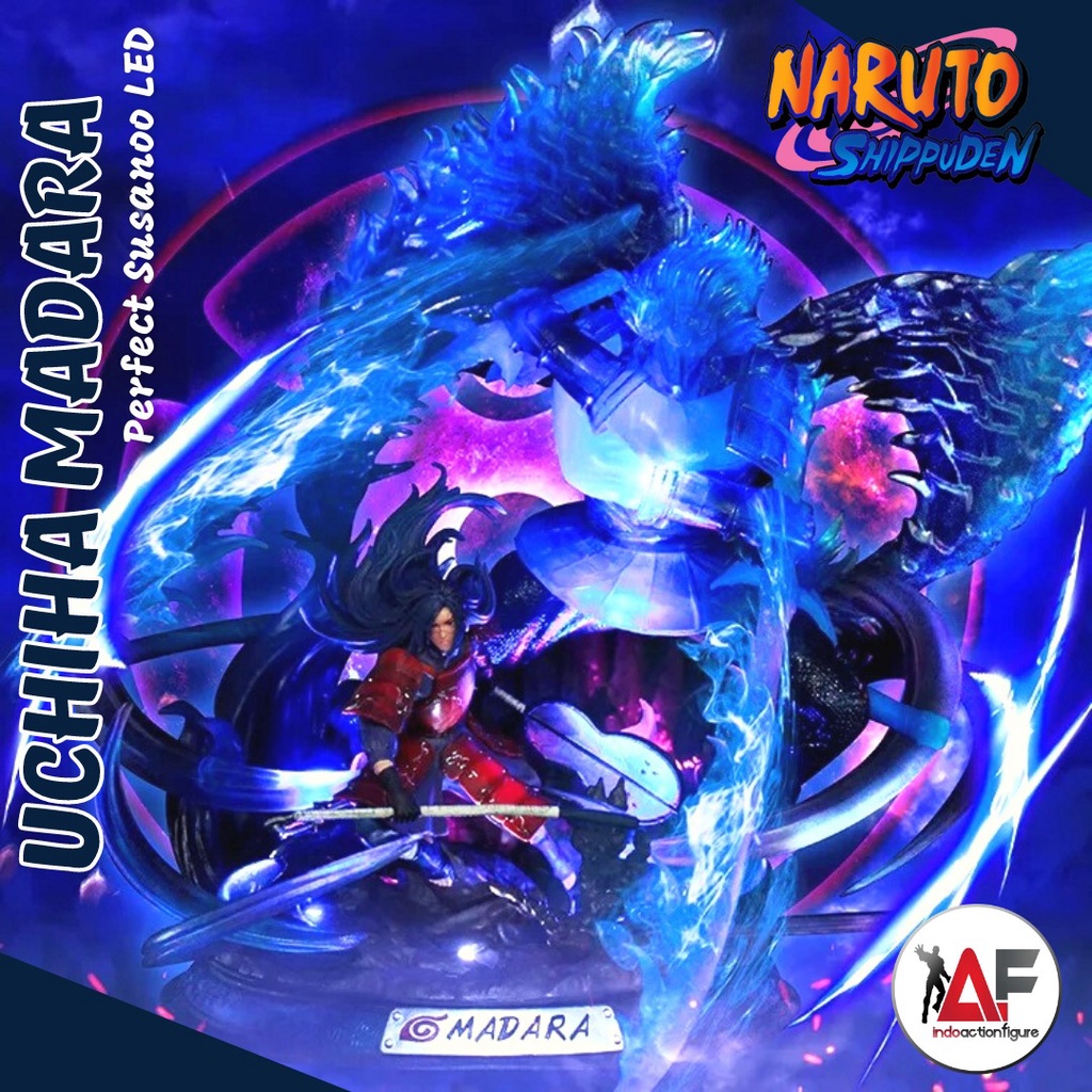 Jual SUPER RARE statue Uchiha Madara perfect Susanoo with LED premium ...