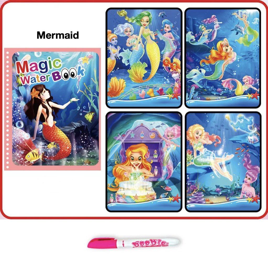 Jual BUKU MEWARNAI ANAK MMAGIC WATER BOOK / BUKU MEWARNAI ANAK MAGIC ...