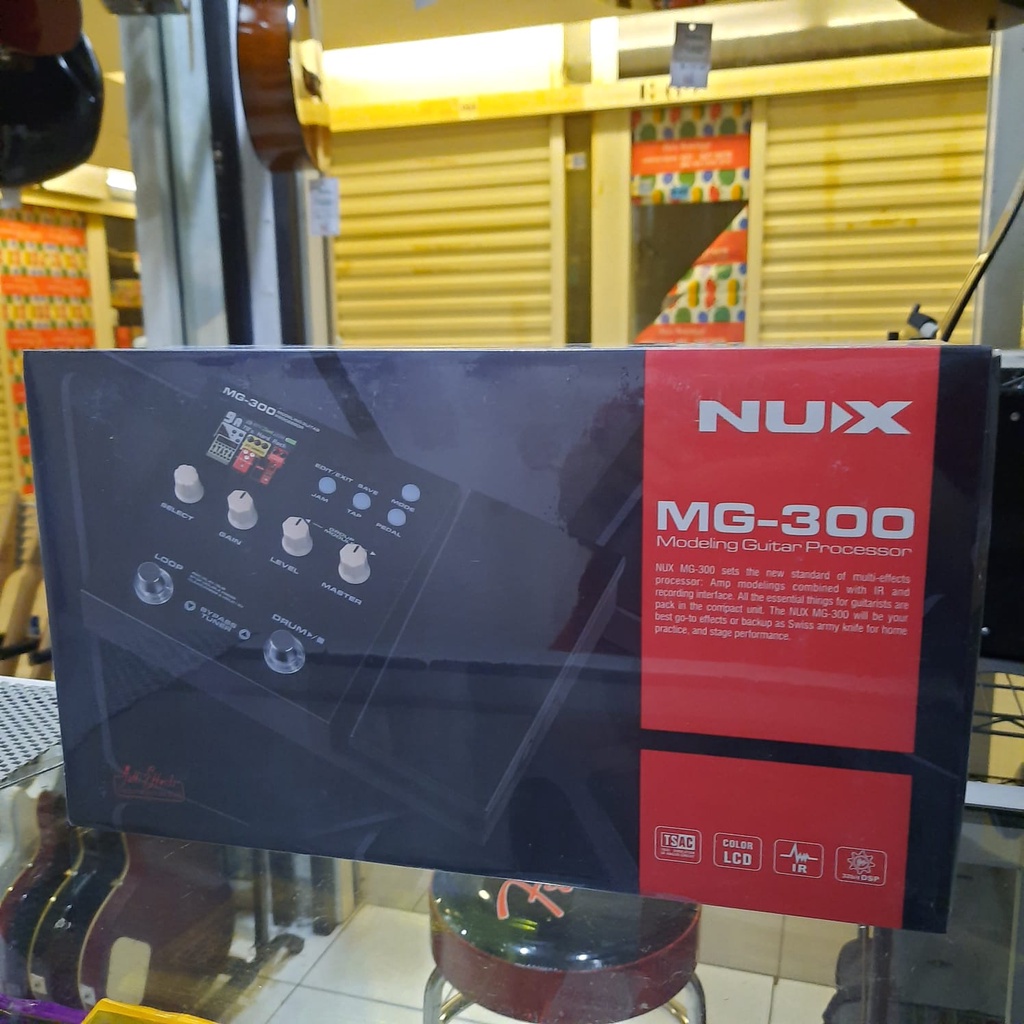 Jual NUX MG-300 Modeling Guitar Processor | Shopee Indonesia
