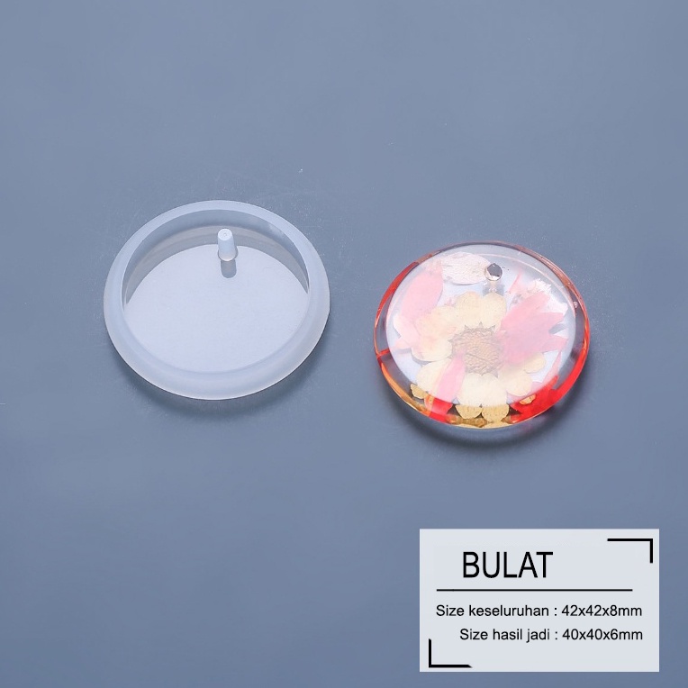 Jual 1pc Cetakan Resin Bentuk Gantungan Kunci Keychain Liontin Pendant ...