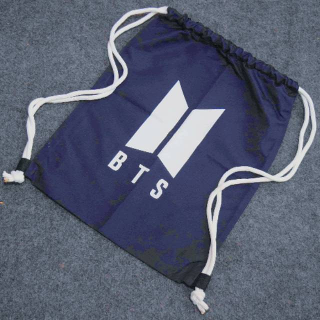 Jual *LIMITED STOK* Tas Serut String bag BTS Cewe Perempuan KPOP ...