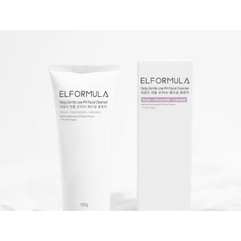 Jual Elformula Daily Gentle Low pH Facial Cleanser (Full Size) | Shopee ...