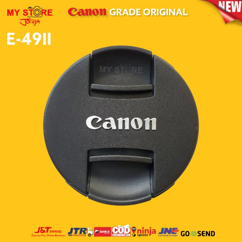 Jual Lens cap tutup lensa canon E-49II 49mm grade ori original EOS M EF ...