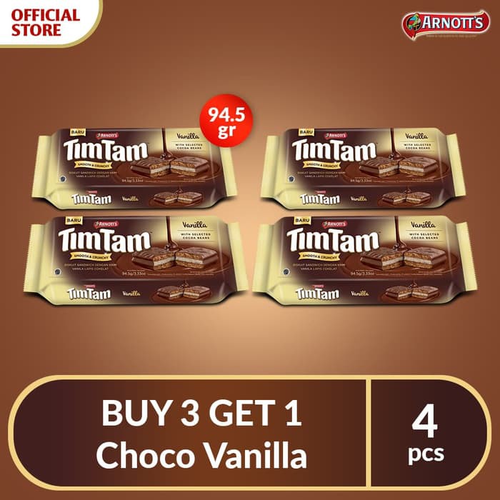Jual BUY 3 GET 1 Tim Tam Vanilla | Shopee Indonesia