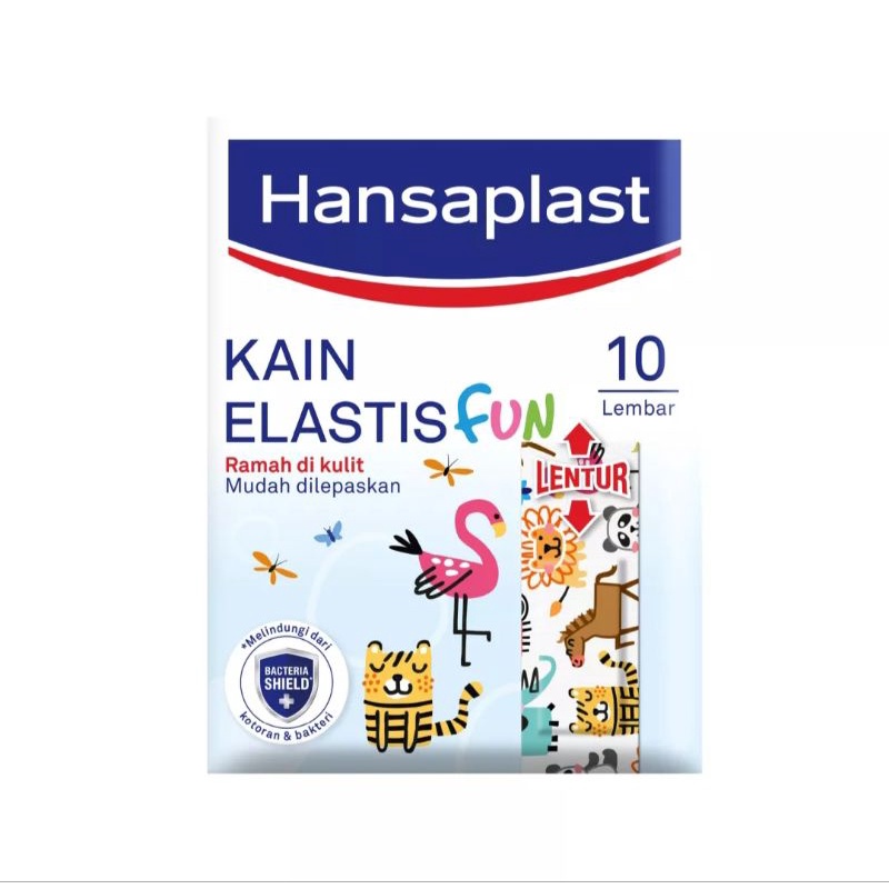 Jual Hansaplast plaster luka anak junior fun kain elastis /hansaplas ...