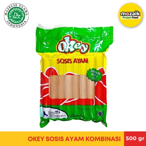 Jual Okey Sosis Ayam 500 gr Frozen Mart Frozen Food Palembang | Shopee ...