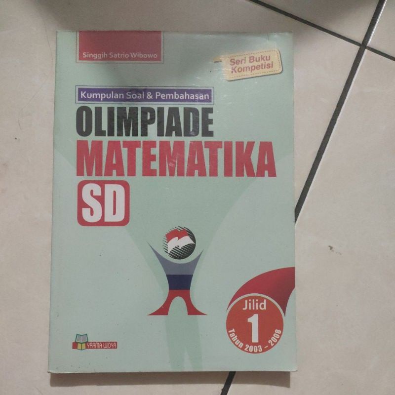 Jual buku kumpulan soal dan pembahasan olimpiade matematika sd jilid 1 oleh singgih satrio ...