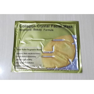 Jual Collagen Crystal Facial MASK ( masker muka /wajah TOPENG) | Shopee ...