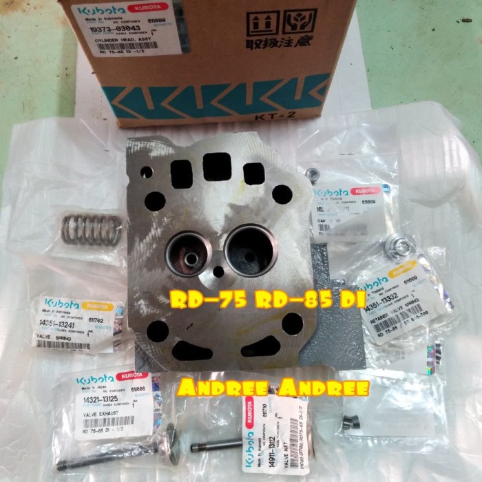 Jual Cylinder Head - Deksel Assy mesin Kubota RD-75 RD-85 DI - Original ...