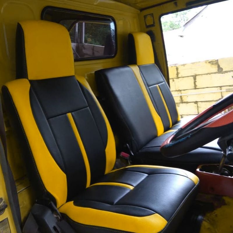 Jual cover jok mobil premium quality for mitsubishi ragasa , canter ...