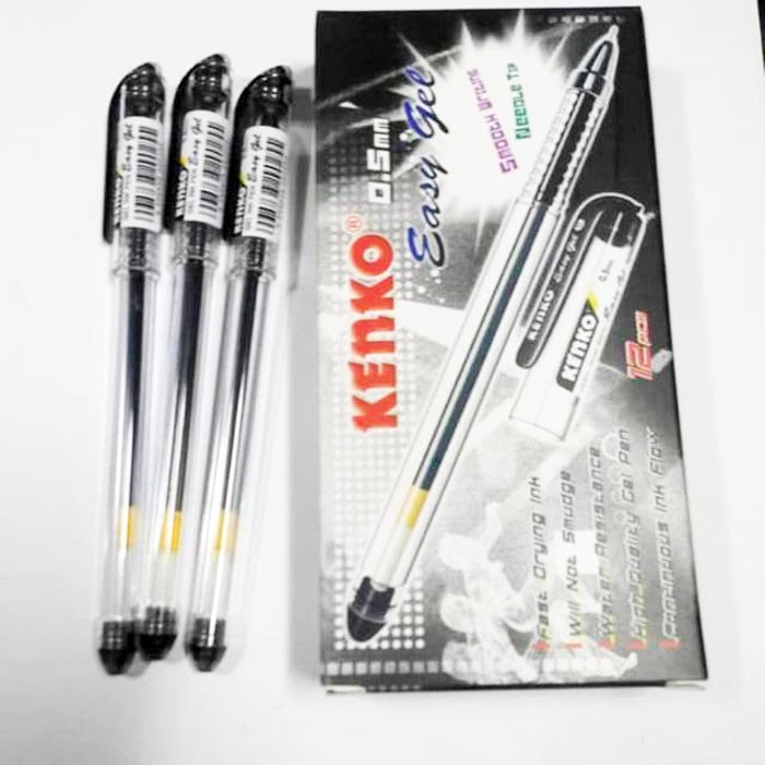 Jual Pena | Pulpen | Pena Gel | Gel Pen Kenko Easy Gel 0.5mm | Shopee Indonesia