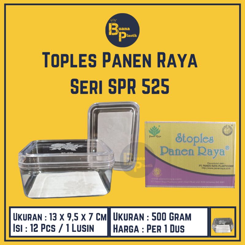 Jual Toples panen raya seriseri SPR 525 / toples dessert box / toples ...