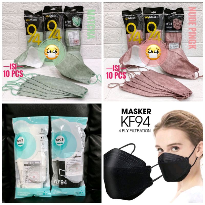 Jual Makser KF94 4ply Korea Impor 4 Lapis Mask | Shopee Indonesia