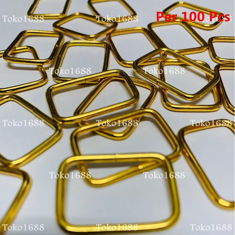 Jual Ring Kotak / Ring Besi Aksesoris Tas & Dompet Ukuran 2 cm Import ...