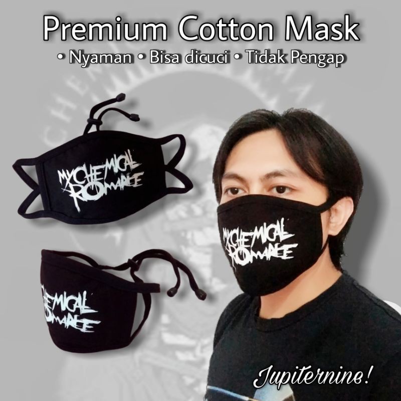 Jual Masker My Chemical Romance Premium Headloop Mask Fashion Musik ...