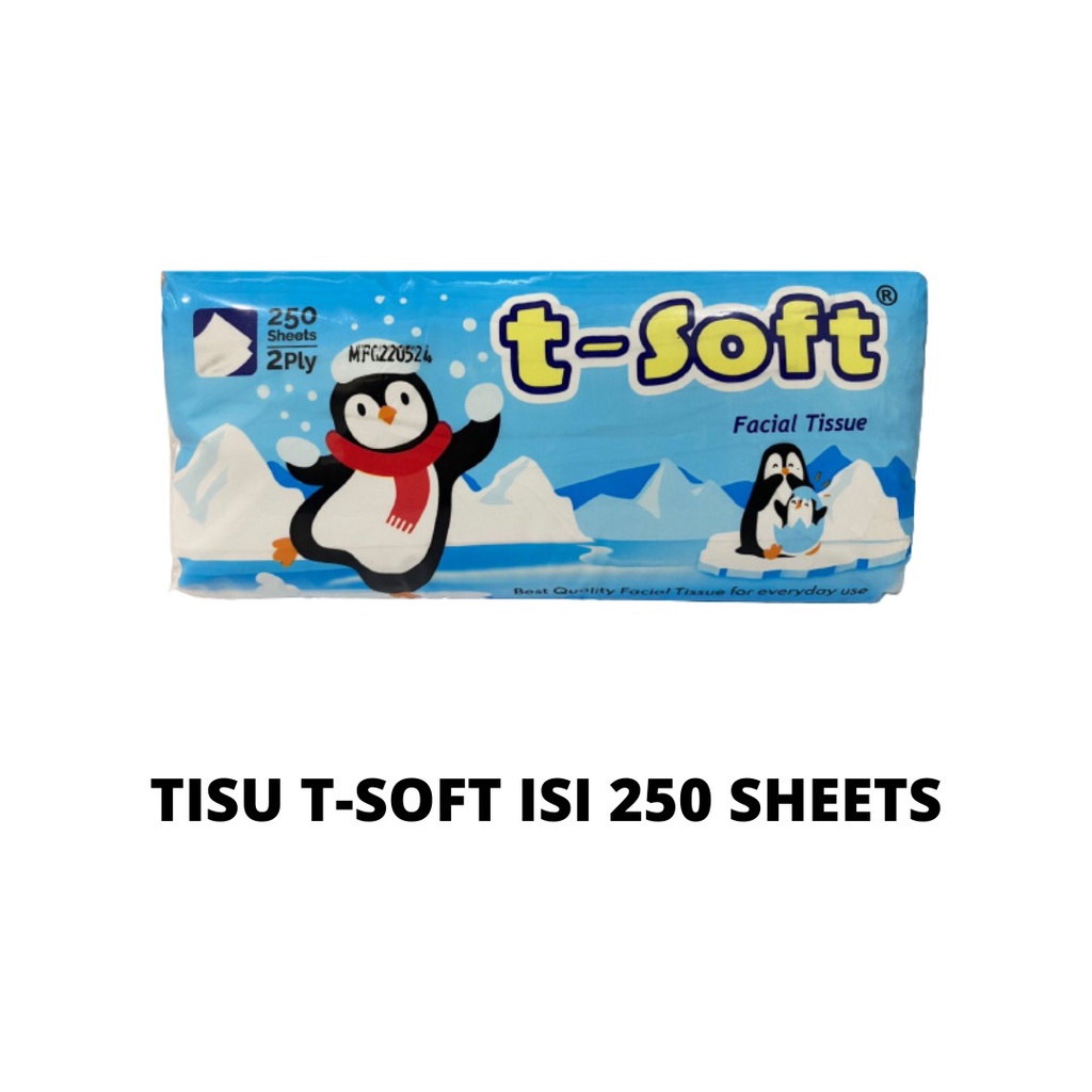 Jual Tisu T-soft 250 Sheet Murah | Shopee Indonesia