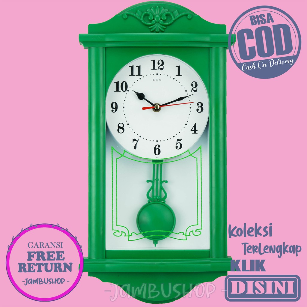 Jual Jam Dinding Bandul Dekorasi Rumah Murah Bagus Esa 465 | Shopee ...