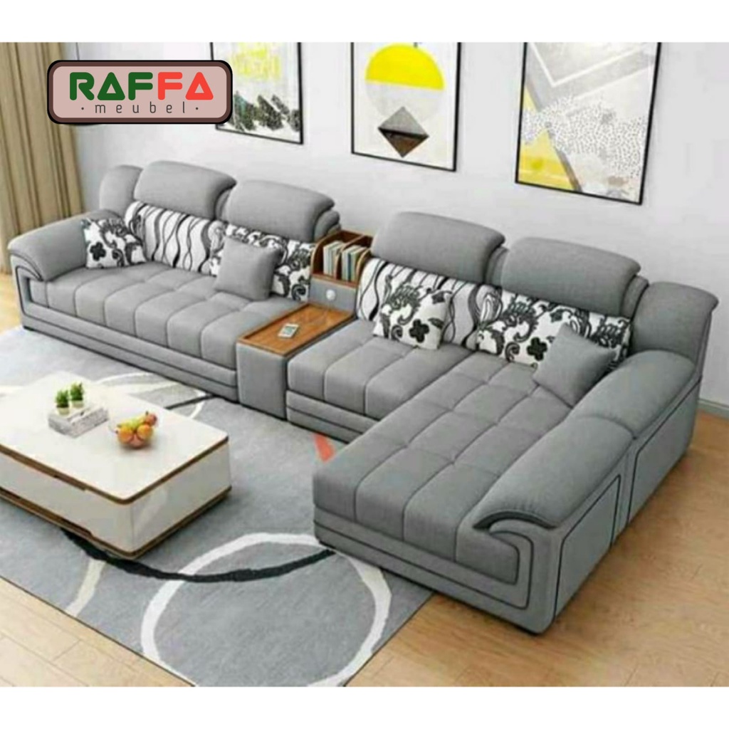 Jual L66 RAFFA MEUBEL - Sofa Minimalis L Kualitas Premium - Sofa Leter L Ruang Keluarga - Sofa ...