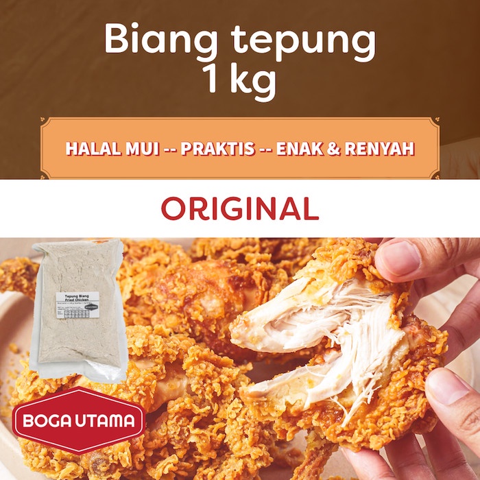 Jual PROMO [COD] 1 kg tepung biang fried chicken kentaki - Original ...
