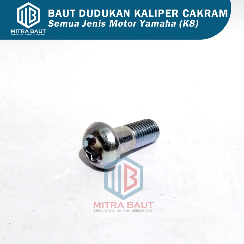 Jual Baut Bintang Yamaha 10x25/Baut Dudukan Kaliper Cakram Yamaha 10x25 | Shopee Indonesia