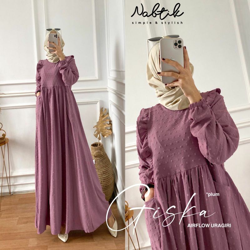 Jual Giska Dress by Nabtik Original Airflow Uragiri | Shopee Indonesia