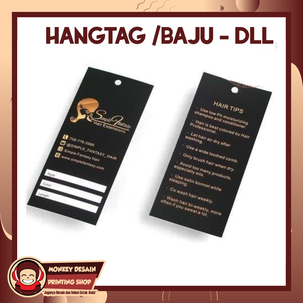 Jual Hang Tag Label Baju Celana Busana dll | Shopee Indonesia