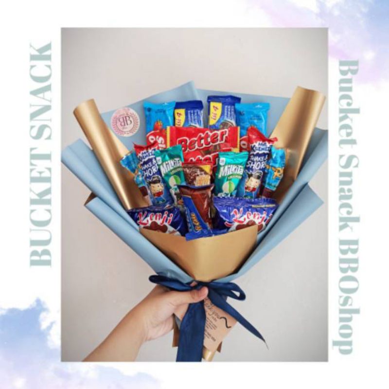 Jual bucket makanan buket makana/bucket Snack/ hadiah wisuda/hadiah ...