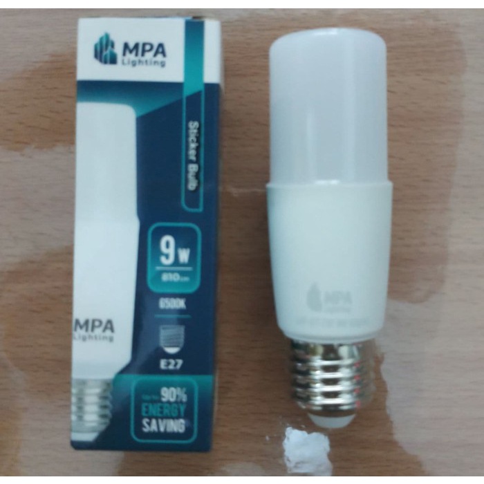 Jual Lampu Sticker T BULB LED MPA Lighting 9 Watt PUTIH | Shopee Indonesia