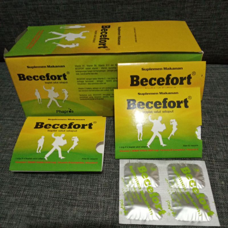 Jual Becefort , Vitamin kaplet salut selaput ( dus 100 kaplet ...