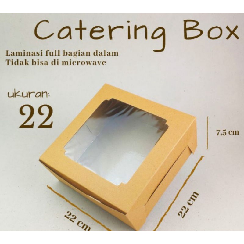 Jual Box Catering 1Pack Isi 20pc, Ready Stock Sameday Delivery Jogja ...