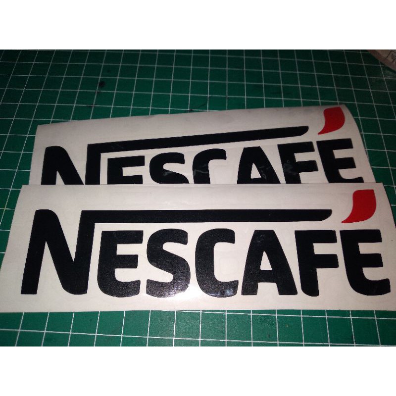 Jual STIKER CUTTING NESCAFE SUDAH SEPASANG | Shopee Indonesia