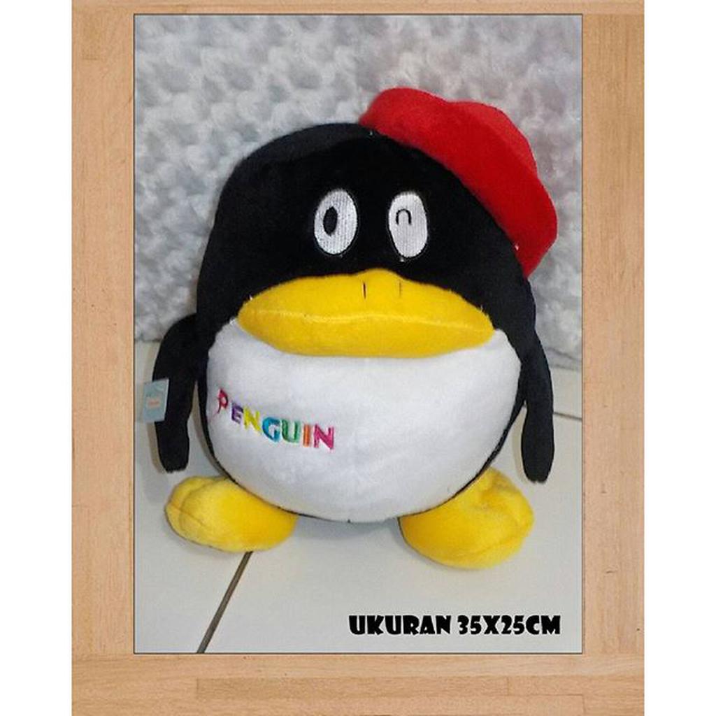 Jual BONEKA PENGUIN HITAM PUTIH (UKURAN 35X25CM) | Shopee Indonesia