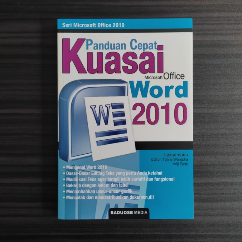 Jual Buku Wajib Belajar Microsoft Office 2010 & Panduan Kuasai ...