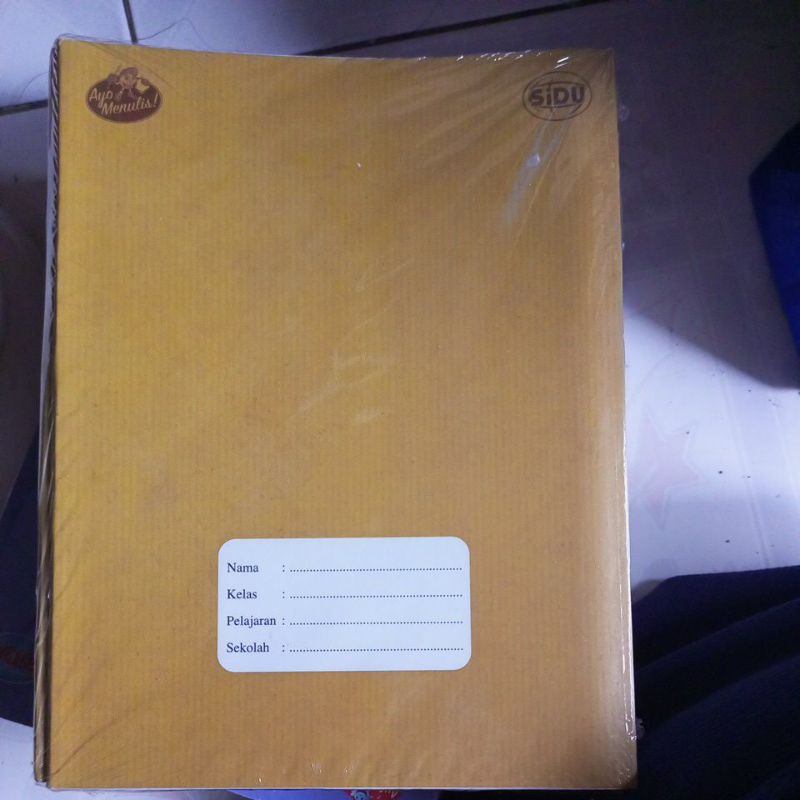 Jual Buku Tulis Sidu Cover Motif Sampul Coklat 40 Lembar Per Pack Isi 10buku Ukuran Kwarto 
