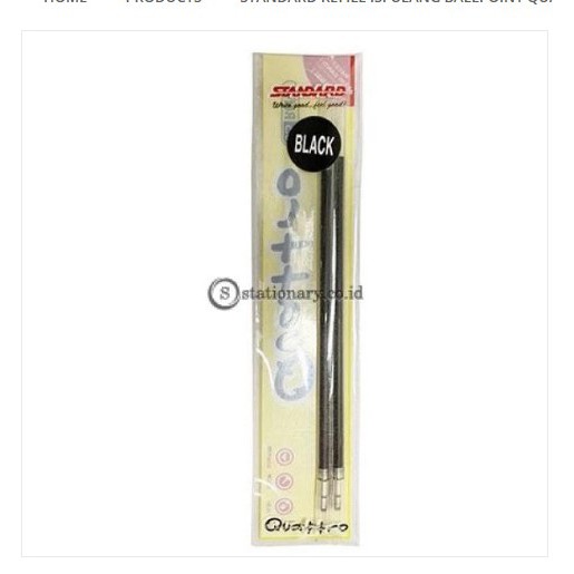 Jual Standard Refill Isi Ulang Ballpoint Quattro Retracable Pen 4 ...