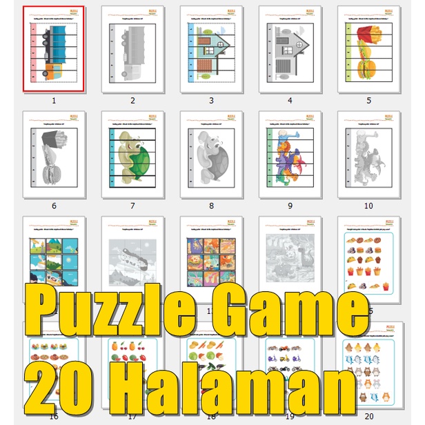 Jual DIGITAL WORKSHEET - LEMBAR AKTIVITAS ANAK TK-PAUD - COLORING MAZE ...