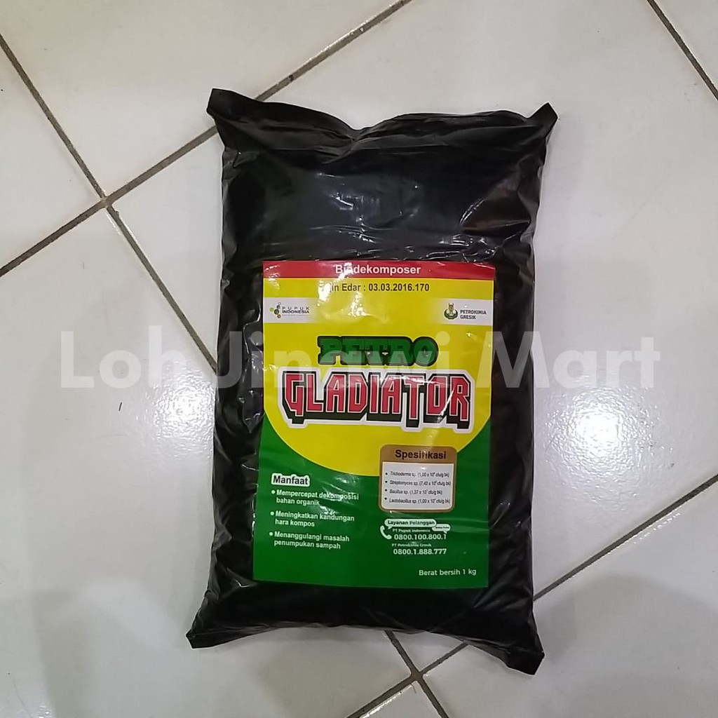 Jual Pupuk Biodekomposer Petro Gladiator 1 kg Pupuk Kompos | Shopee ...