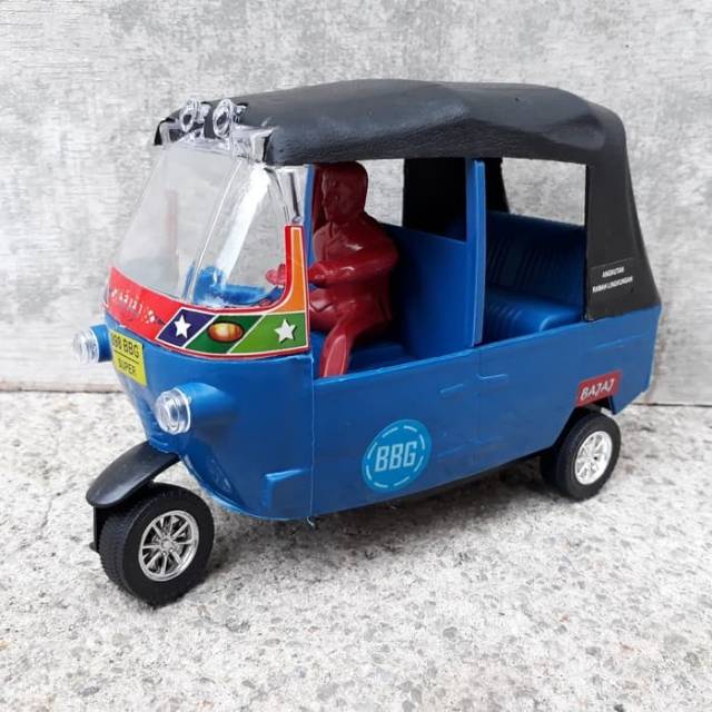 Jual Mainan bajaj pullback edukatif - miniatur bajay anak edukasi mobil ...