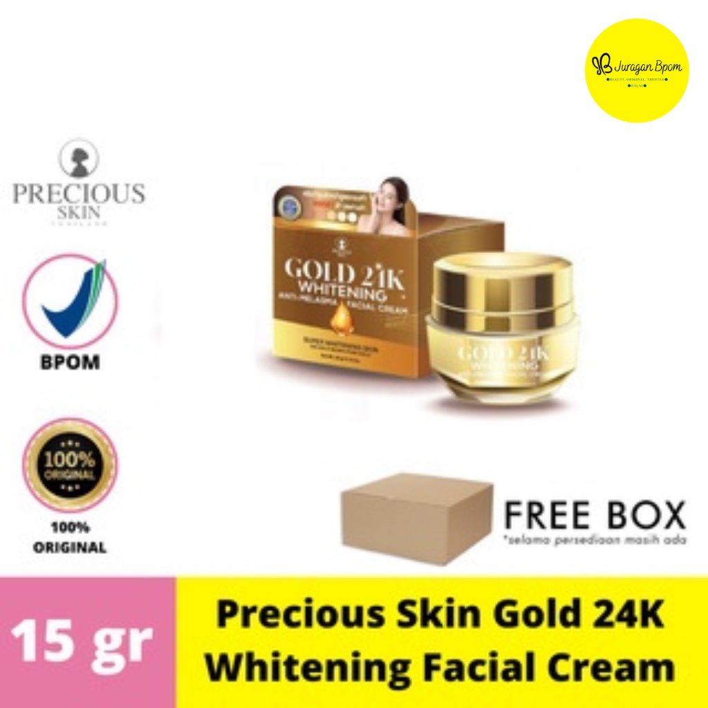 Jual Precious Skin Gold 24K Whitening Facial Cream 15gr / Cream Wajah ...